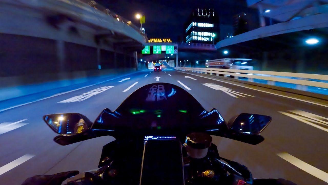 Tokyo Night Ride, Metropolitan Expressway | YZF-R7 | 4K | GoPro | RAW ...