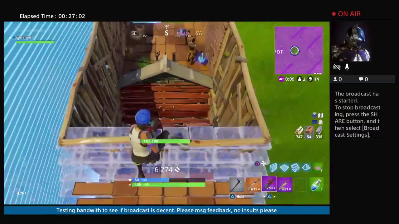 Fortnite BR 15 kill solo win on PS4 - YouTube