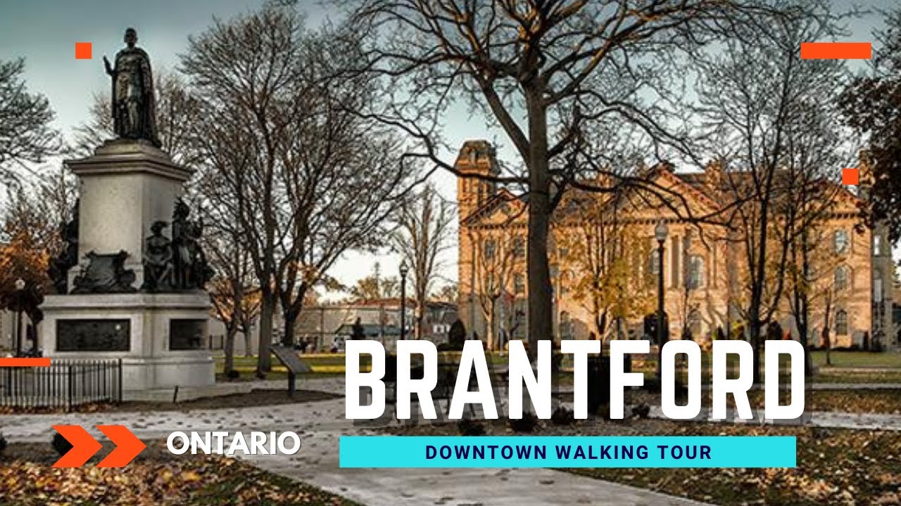 Brantford Walking Tour - October 2021 Ontario Canada - Downtown ...