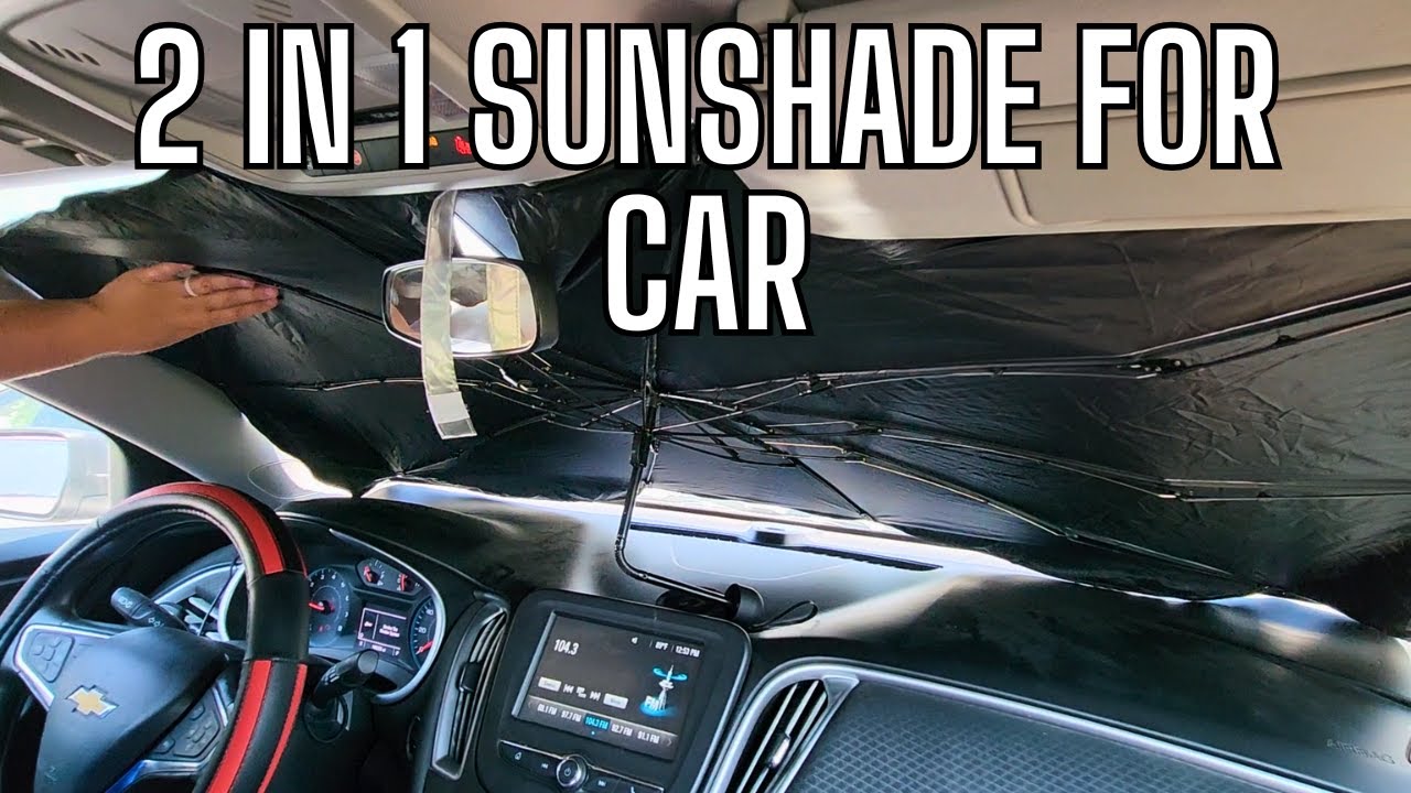 Retractable & Collapsible Sun Shade for Windshield - YouTube