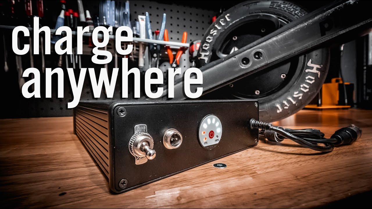 Portable Onewheel Charger | DIY Power Bank for $250 - YouTube