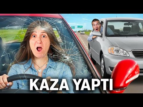 ANNEME ARABAMI VERDİM.. *kaza yaptı*