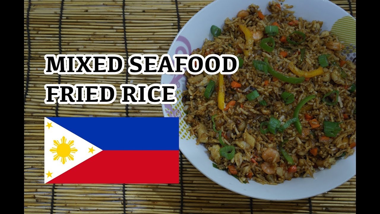 🇵🇭 Seafood Fried Rice Recipe - Pinoy Tagalog Filipino - YouTube
