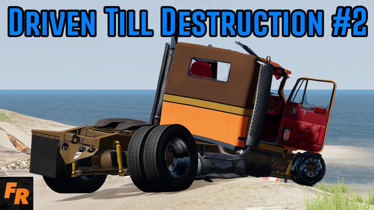 Driven Till Destruction #2 - Just Keep Trucking - BeamNG Drive - YouTube