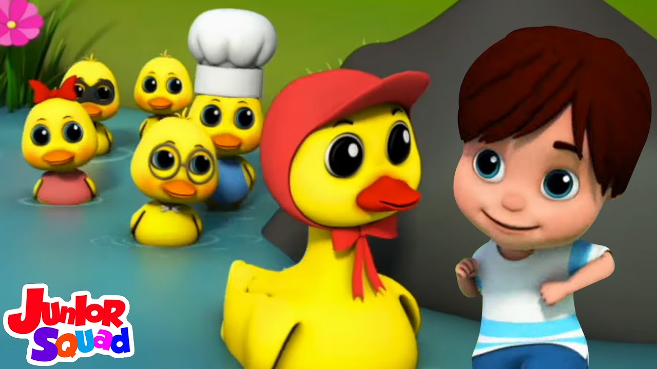 Lima Bebek Kecil Lagu + Lebih Banyak Sajak untuk Anak-anak - YouTube