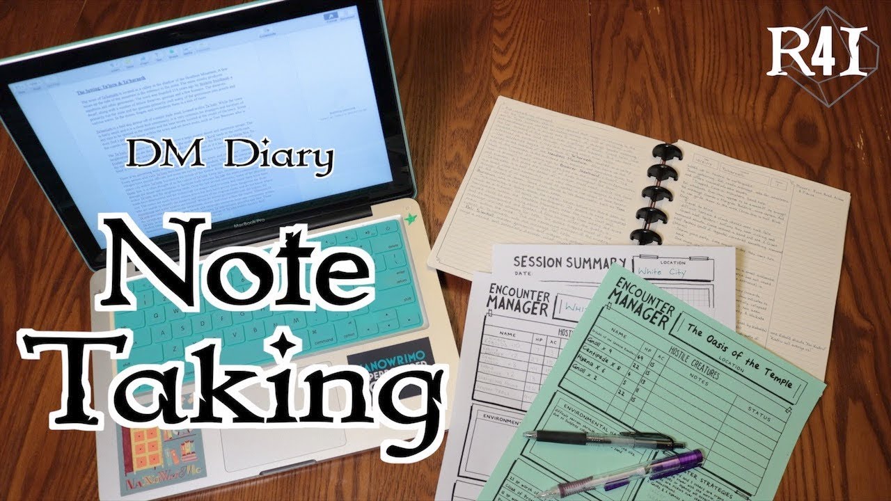 GM Diary: Note Taking - YouTube