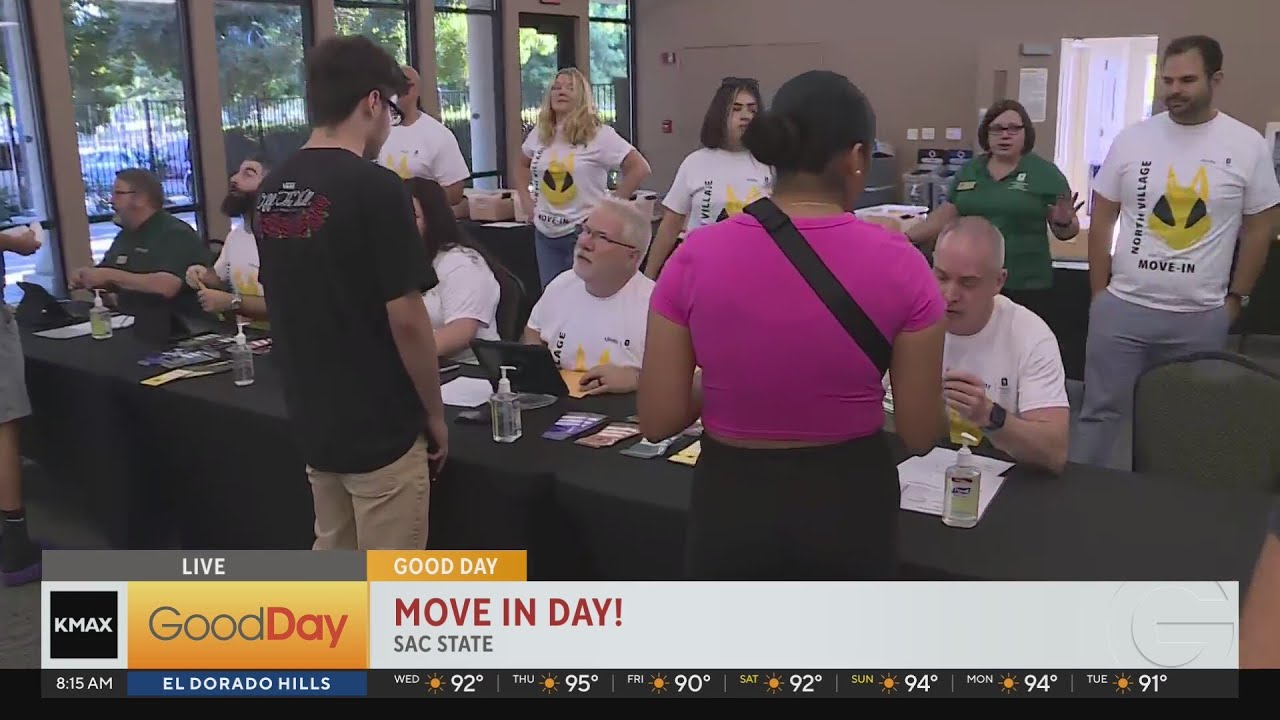 Move-in day at Sac State! - YouTube