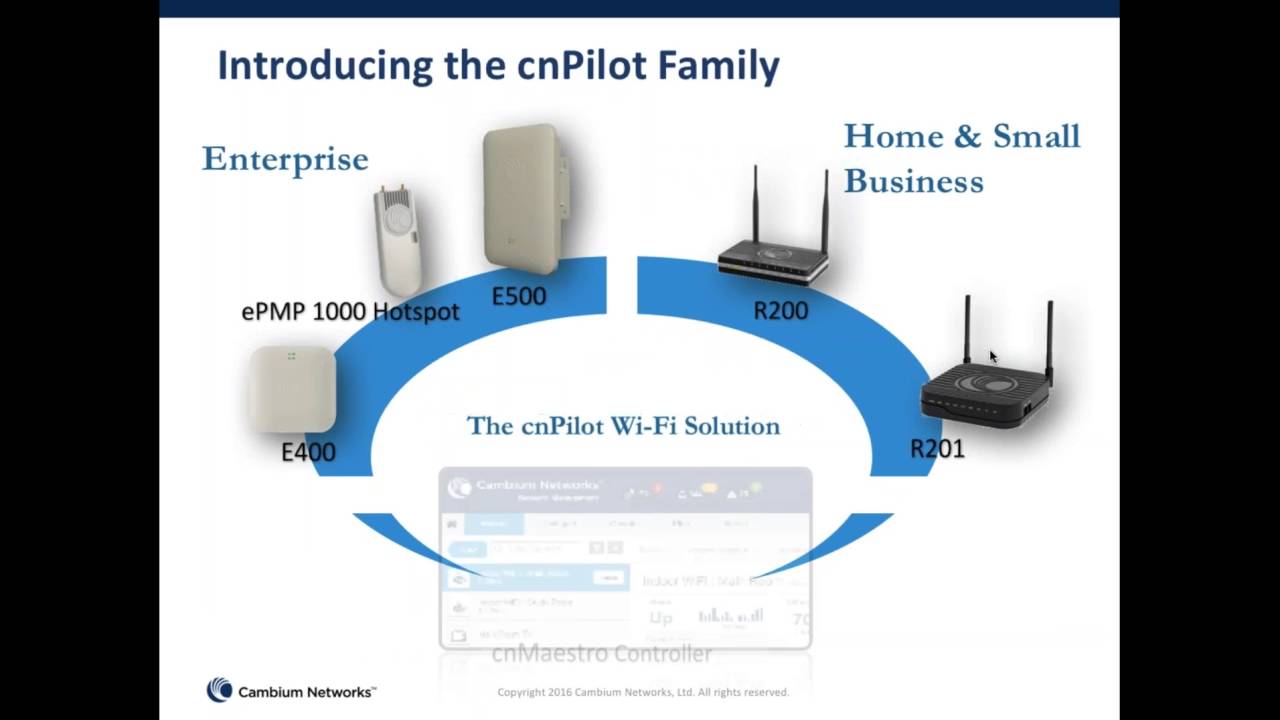 Cambium Networks - cnPilot Affordable Enterprise WiFi webinar - YouTube