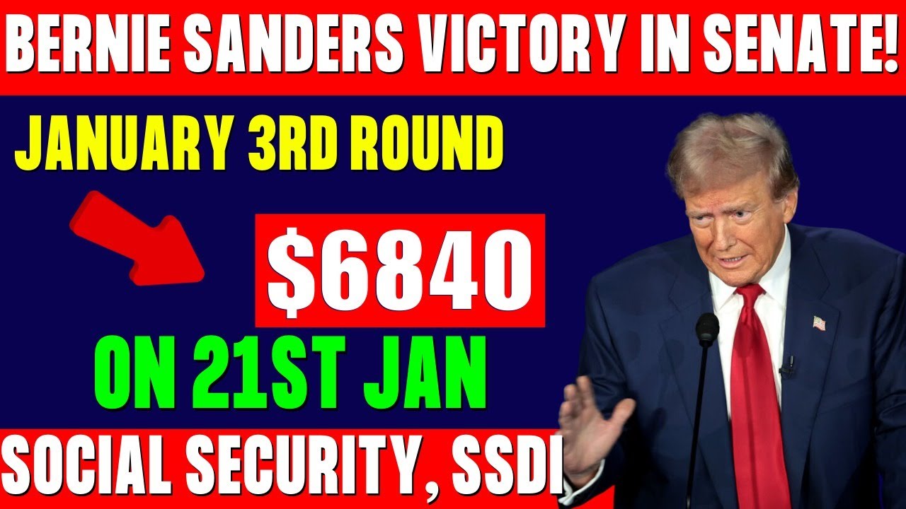 Sanders victory! Bill passes to increase the 3rd round of social ...