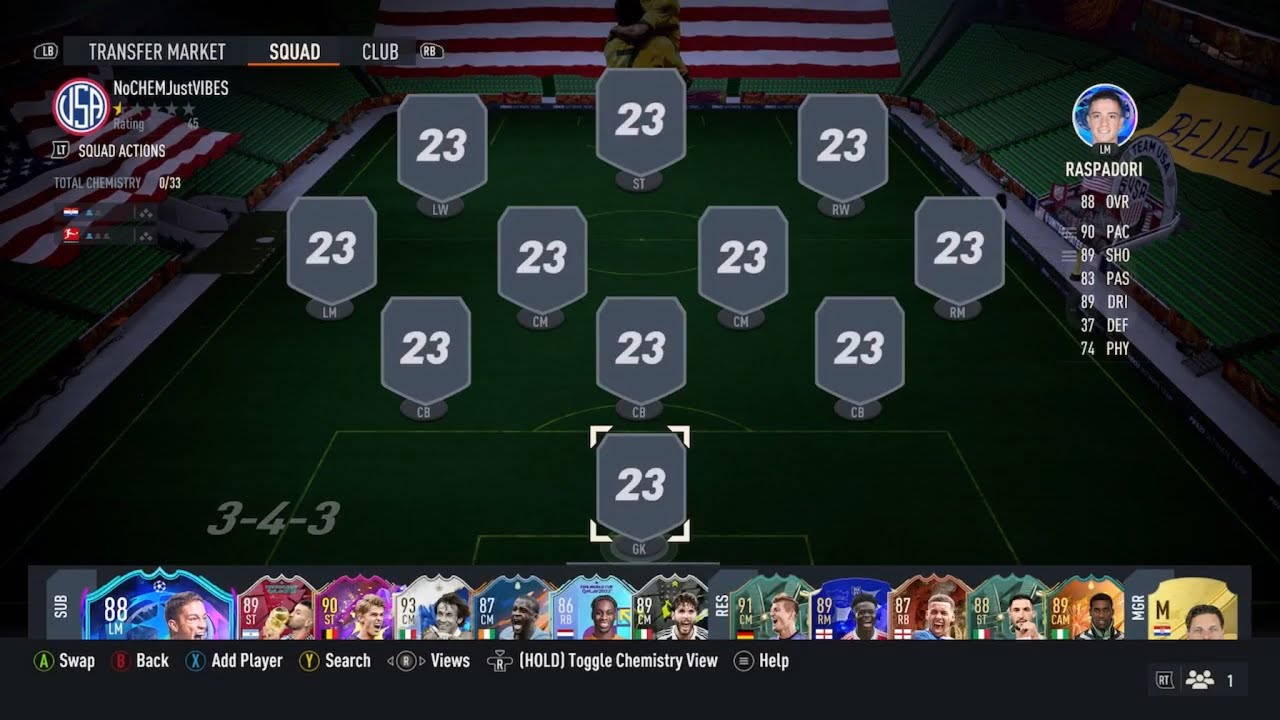 My March FIFA 23 team! - YouTube