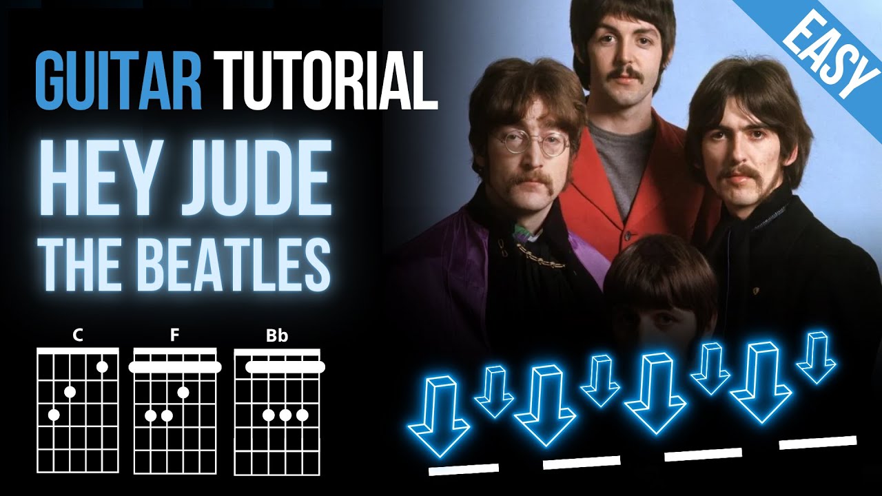 Hey Jude - The Beatles | Guitar Tutorial Easy + Chords Chords - Chordify