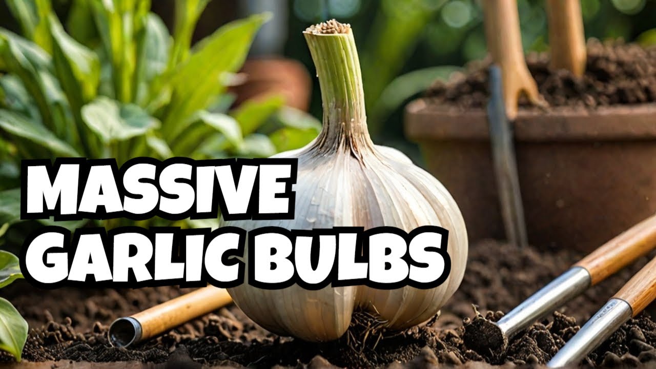 Grow the BIGGEST Garlic Bulbs Ever With These Tips - YouTube