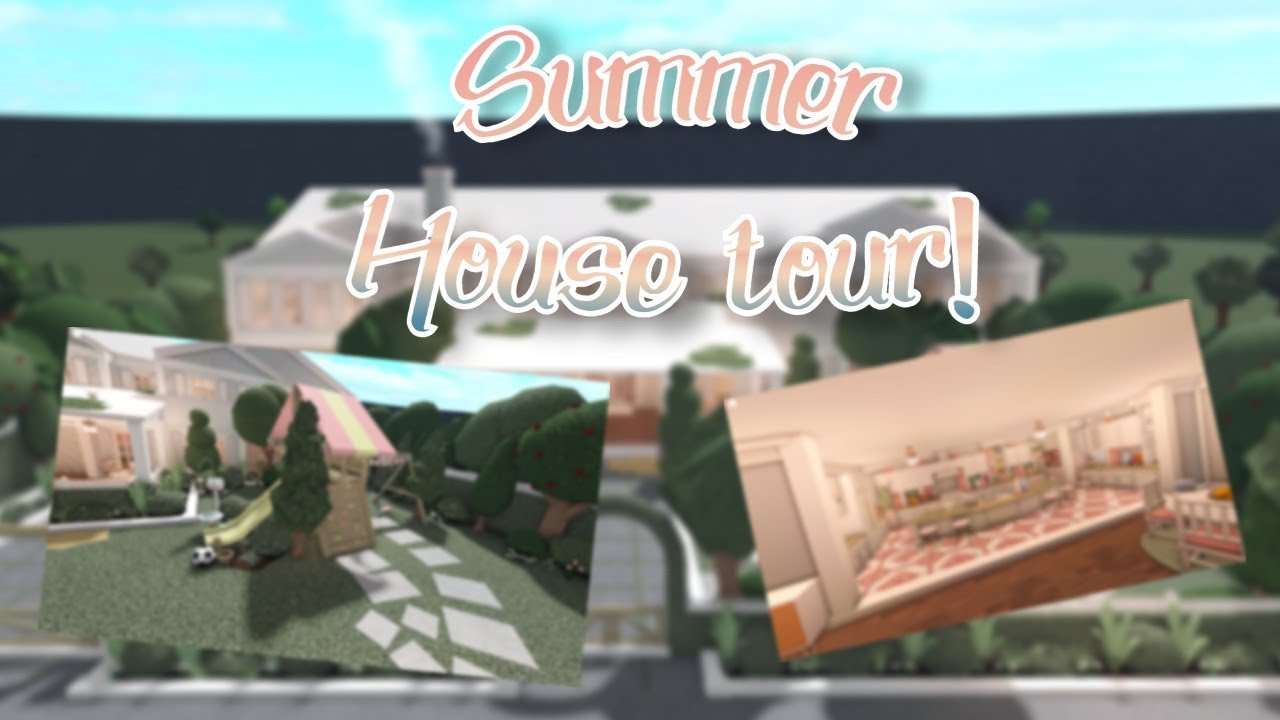 Summer House Tour! | Roblox Bloxburg | Family Roleplay | GraciexMisty ...