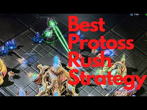 Best Protoss Rush Strategy - YouTube