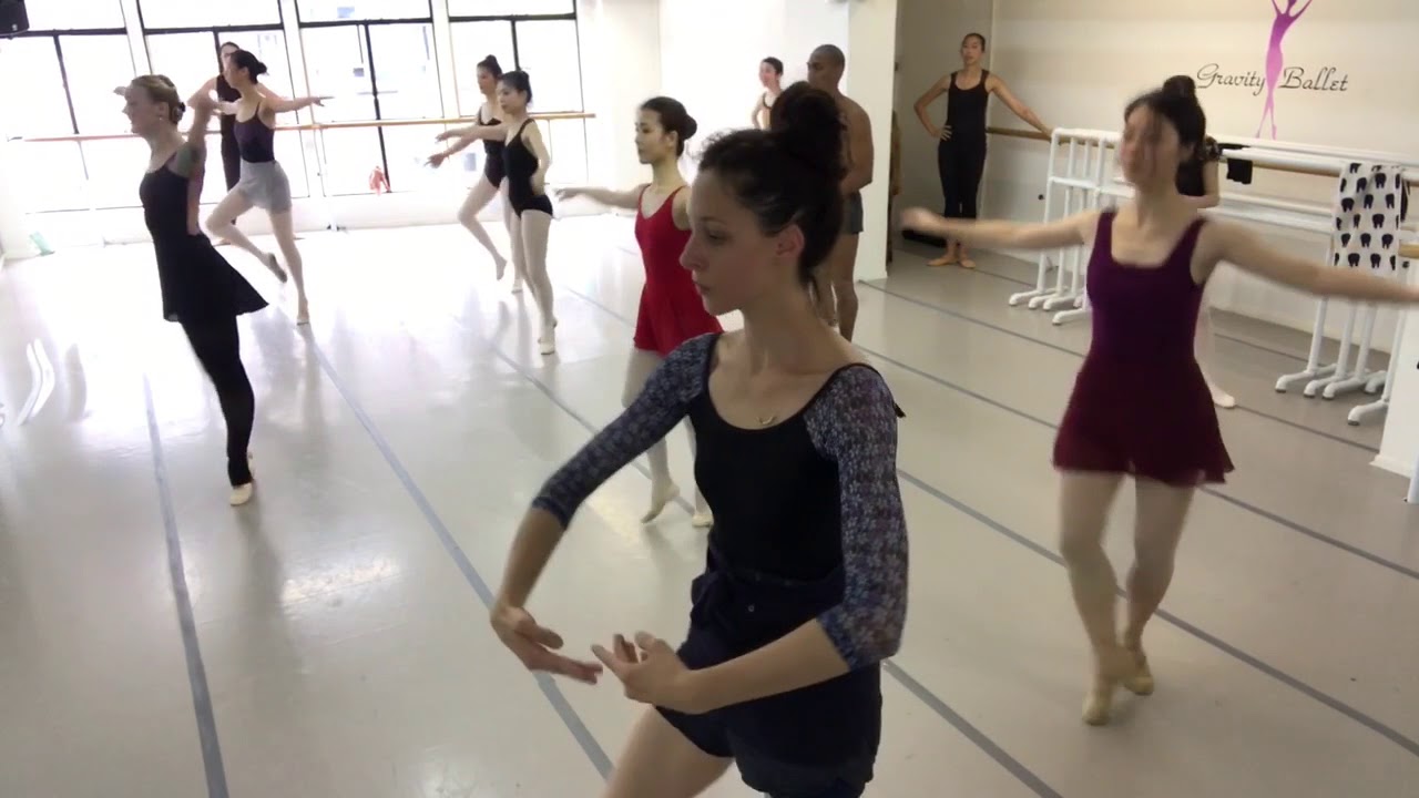 Ballet Advanced class at Gravity Ballet - YouTube