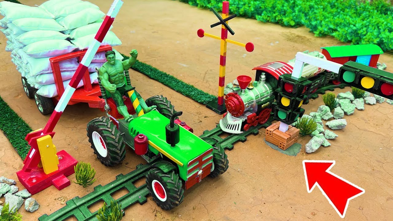 Diy tractor making mini Traffic Lights for train | Convenient traffic ...