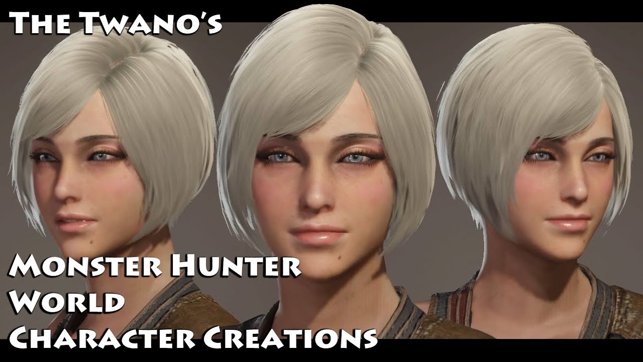 Monster Hunter World - Character Creation (Cute Female) #65 - YouTube