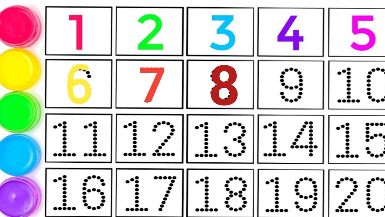 COUNTING NUMBERS || 123456789|| NUMBER RHYMES|| NUMBER SONG|| KIDS ...