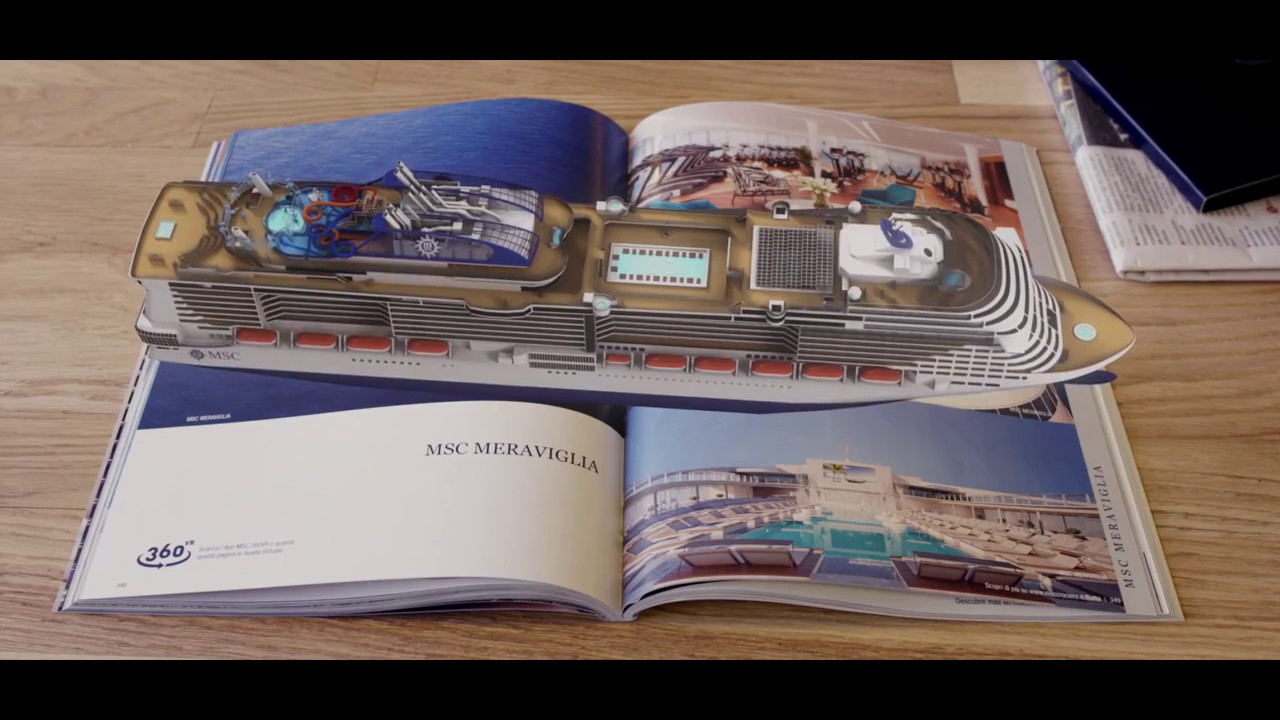 MSC a publié le premier catalogue en « réalité mixte » - YouTube