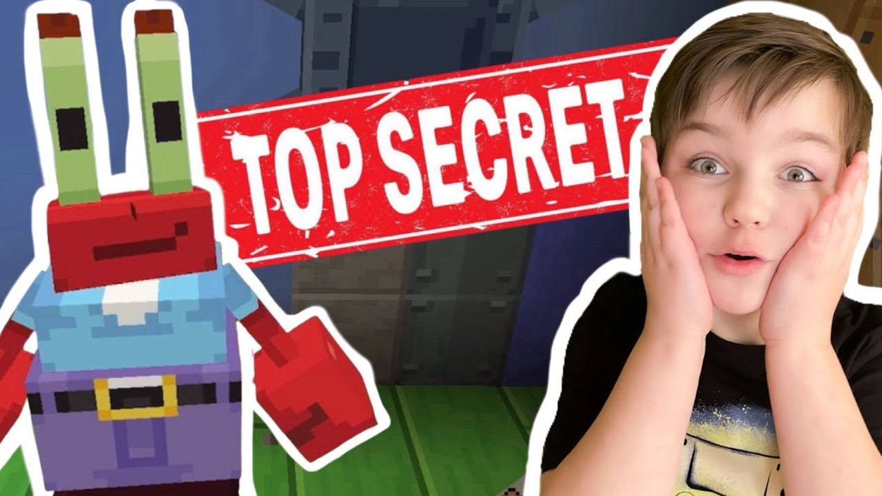 Secret room of Mr. Krabs in Minecraft Spongebob | Gameplay with Ima ...