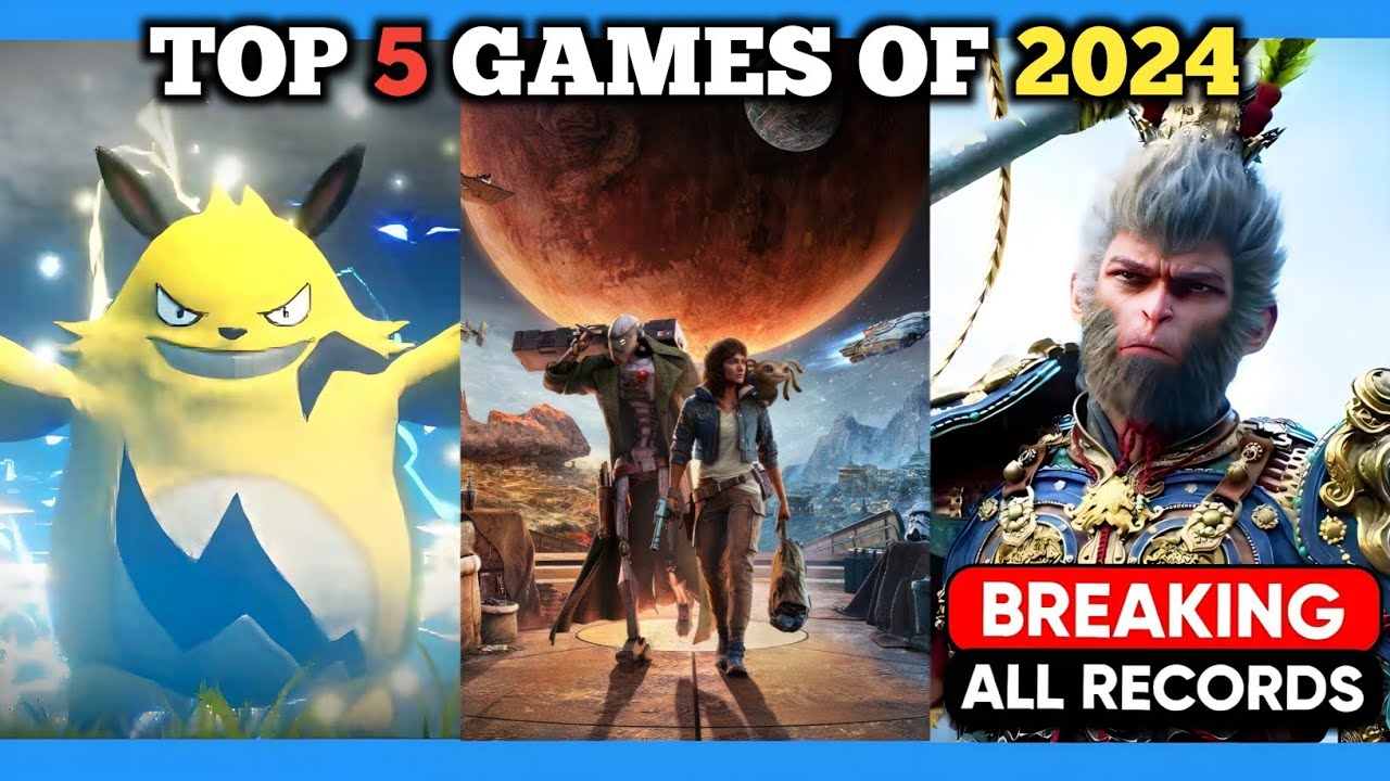 TOP 5 GAMES OF 2024: The Most Epic Releases - YouTube