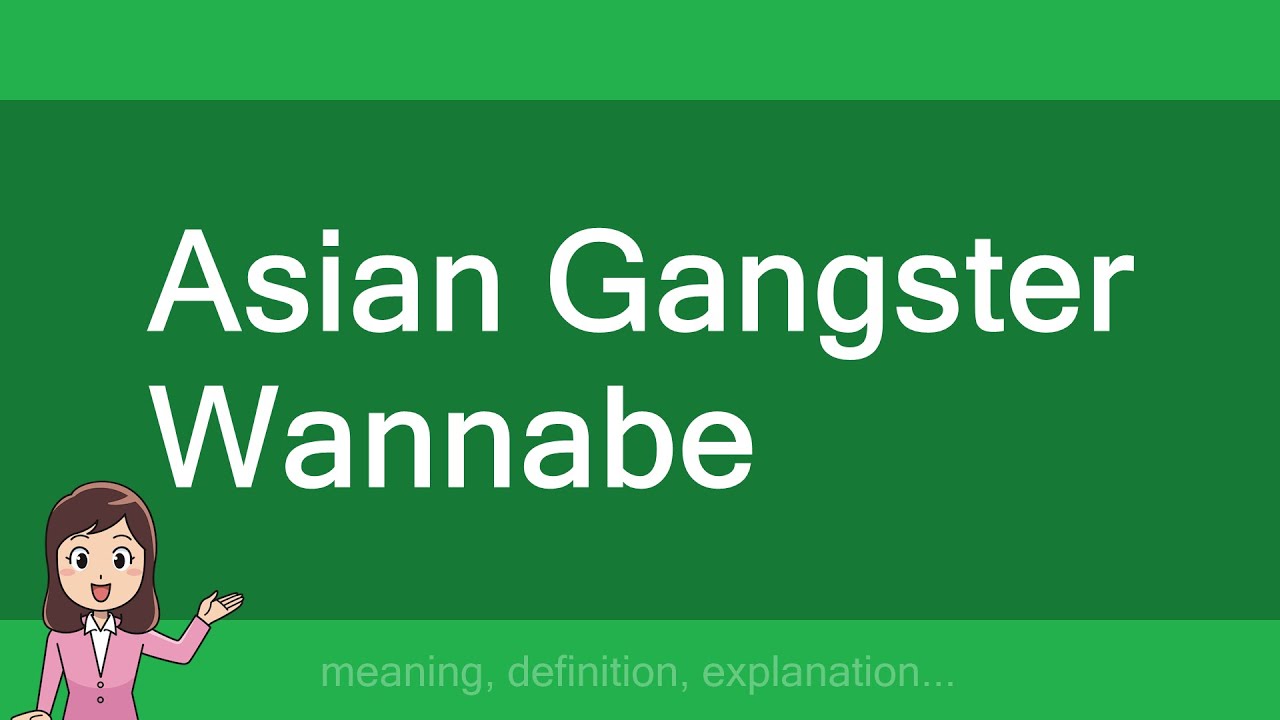 Asian Gangster Wannabe - YouTube