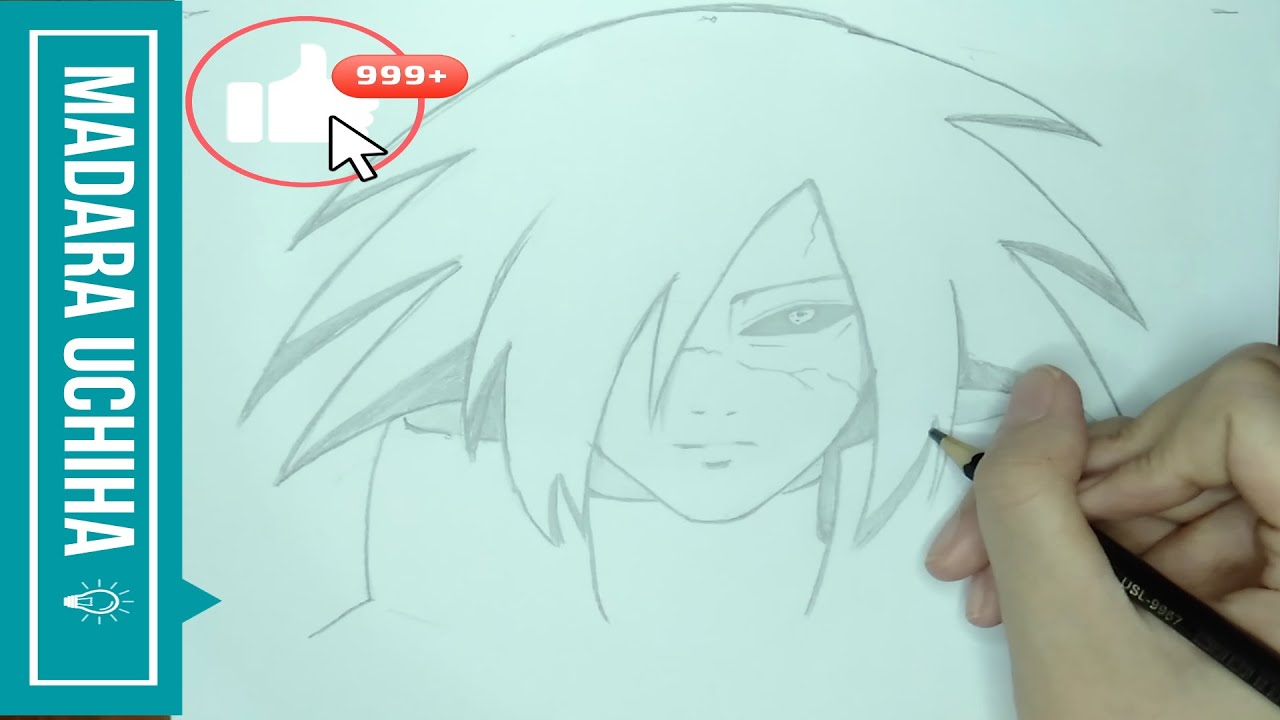 How To Draw Madara Uchiha - YouTube