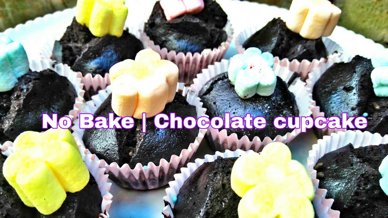 No bake Chocolate Cupcakes || steam cupcake - YouTube