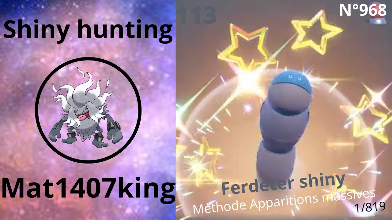 Ferdeter shiny (Orthworm) sur Pokémon écarlate- Live Reactions - YouTube