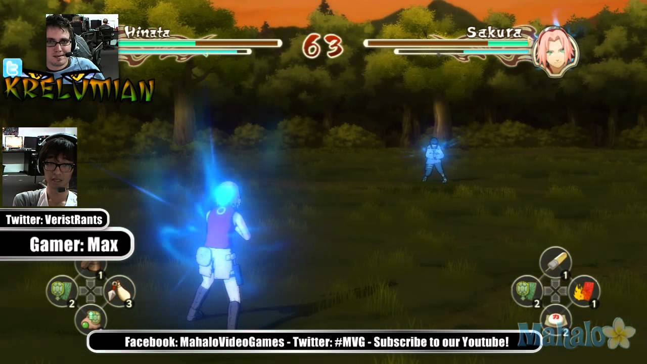 Max and Krel Anime LiveStream - Naruto Ninja Storm 2 - Hinata vs Sakura ...