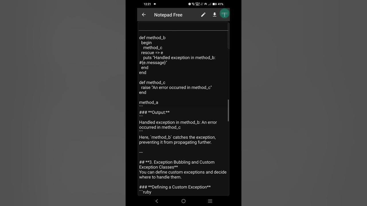 Exception Propagation in Ruby | Deep Dive with Examples & Best Practices - YouTube