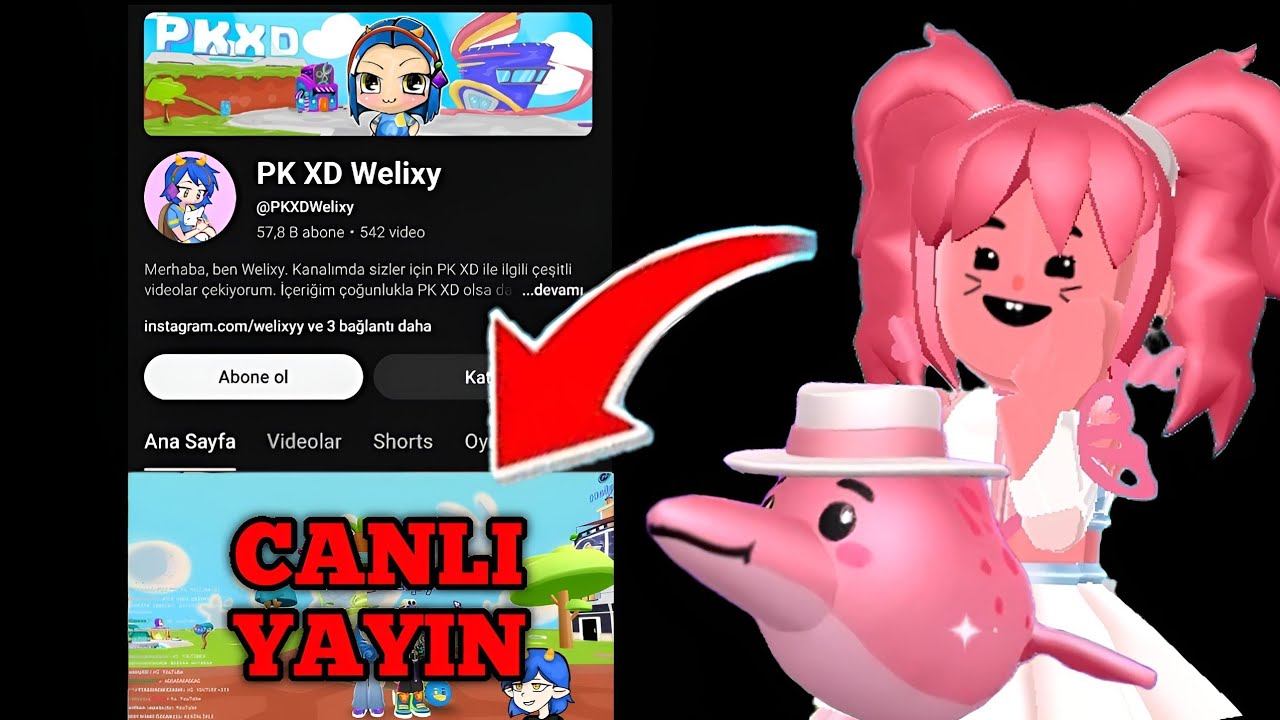 PK XD WELİXY'E CANLI YAYININDA SÜRPRİZ YAPTIM😉 BOTO HEDİYE ETTİ🤩 BU KIZ ...