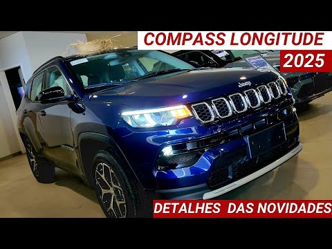 Novo Jeep Compass Longitude 2025 chega com 5 anos de garantia + seguro ...