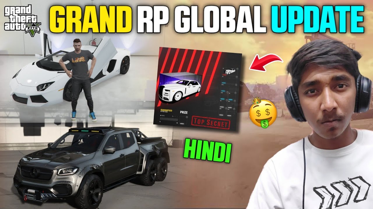 GRAND RP GLOBAL SUMMER UPDATE | NEW CARS & AUCTION 🤩 [ HINDI ] - YouTube