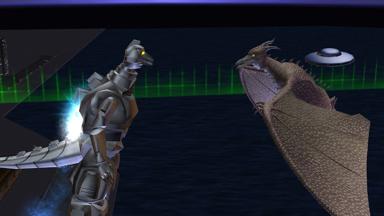 Godzilla Destroy All Monsters Melee: Mechagodzilla VS Rodan (Hard) [GCN ...
