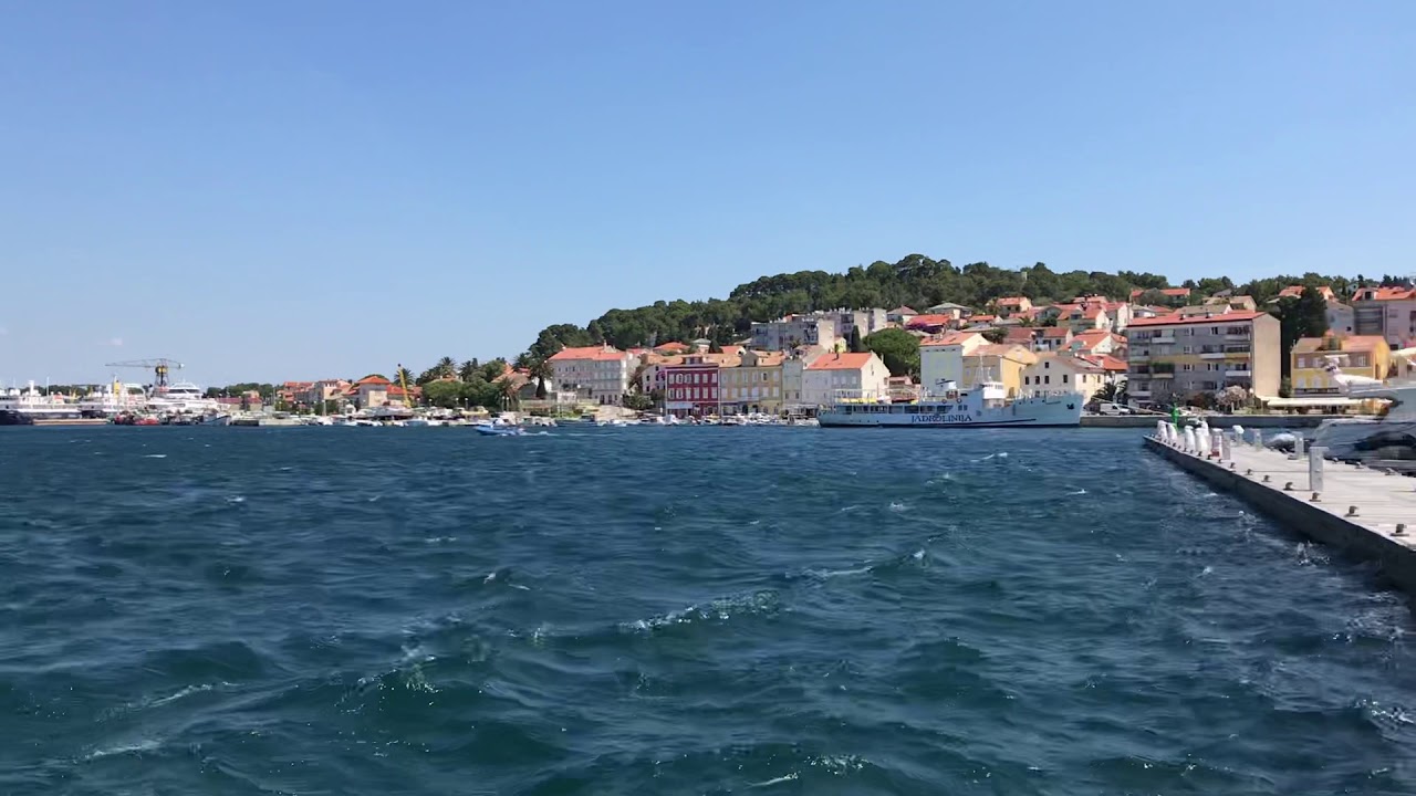 Bay of Mali Losinj (in Light Bora) - YouTube
