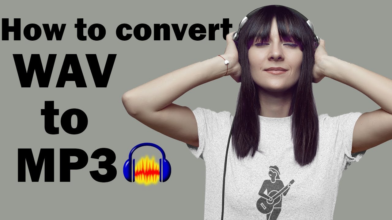 How to convert audio WAV format to MP3/ Super fast and easy ways - YouTube