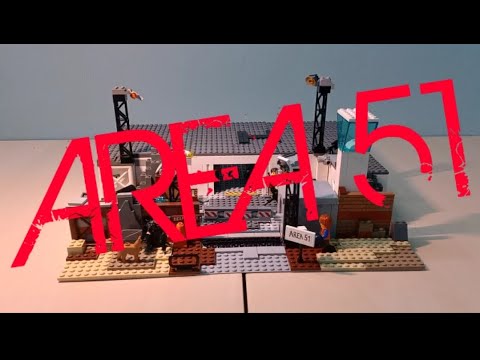 Area 51 Lego MOC (US Government Secret Base) - YouTube