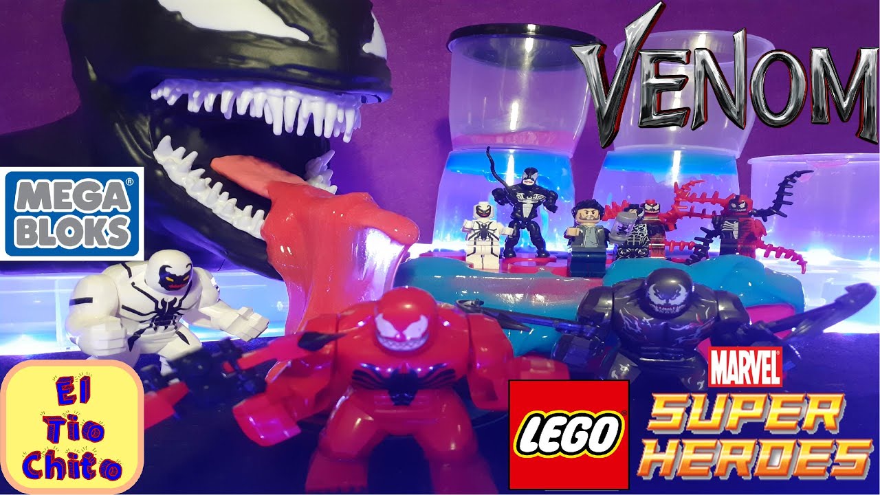 Lego venom 🕷 Mega blocks venom habra matanza 🚨 Mega construx venom let ...