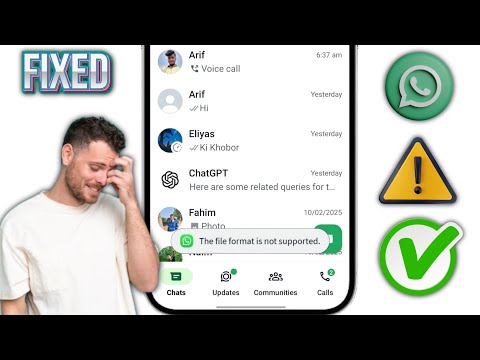 WhatsApp Dosya biçimi desteklenmiyor Sorunu 2025 Nasıl Düzeltilir?