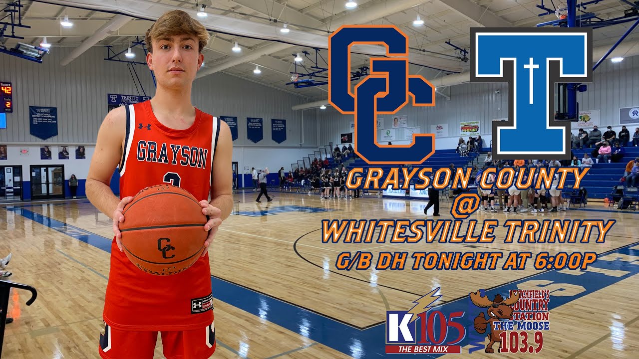 Grayson County Cougar Basketball @ Whitesville Trinity - YouTube