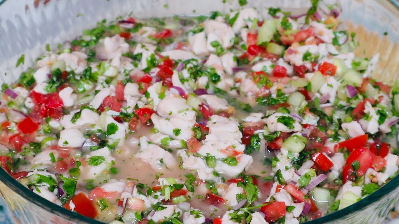 El mejor CEVICHE DE PESCADO Que vas a comer en tu vida.🐠 Ceviche de ...