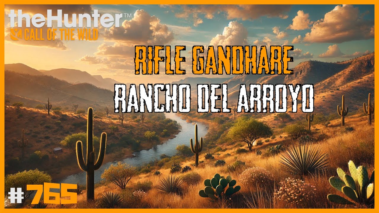 RIFLE GANDHARE EN RANCHO DEL ARROYO | 🦌theHunter: CotW #765 - YouTube