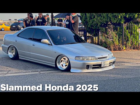 🌈【搬出】バンパー完全着地🔥Slammed Honda 2025 civic シビック スラムドホンダ roll out