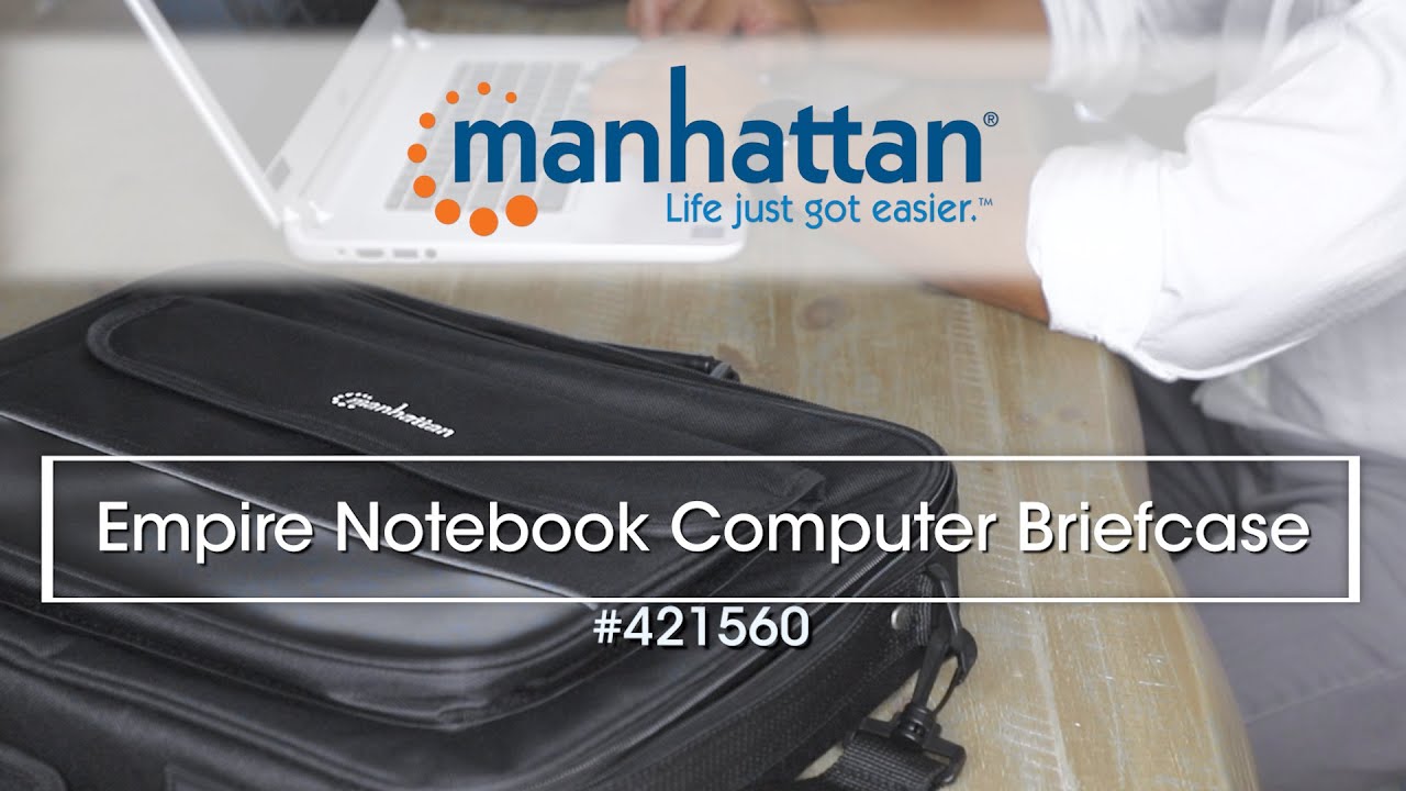 Manhattan Empire Notebook Computer Briefcase - YouTube