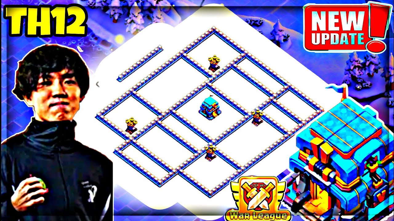 New War Base Th12 2024 | Unbeatable Th12 War/Hybrid Base Link |Th12 ...