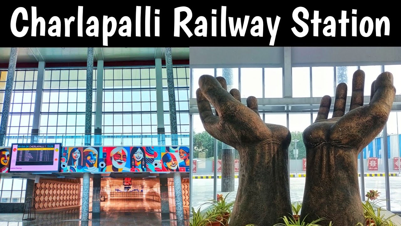 Charlapalli Railway Station Building | Buildings & Roads - YouTube