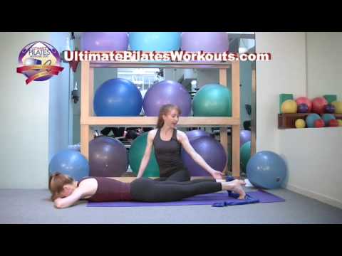 Pilates Workout Exercise: Hamstring Curls with Band (Pilates on Fifth ...