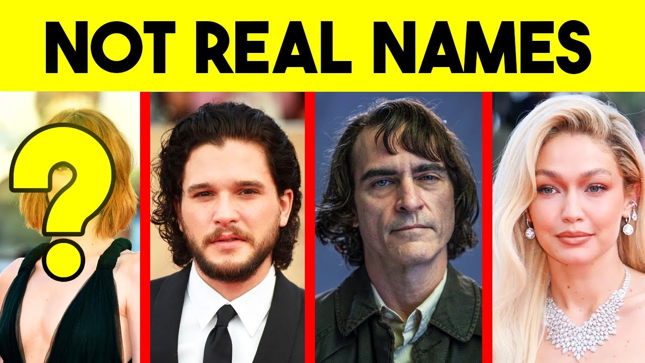 Celebrities Who Have Different Real Names (Part 1) - YouTube