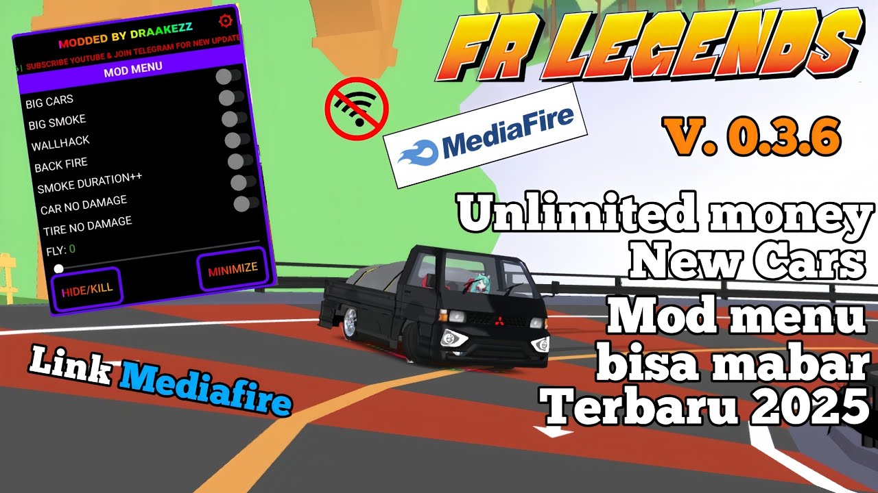 DOANLOAD FR LEGENDS MOD MENU TERBARU 2025 - YouTube